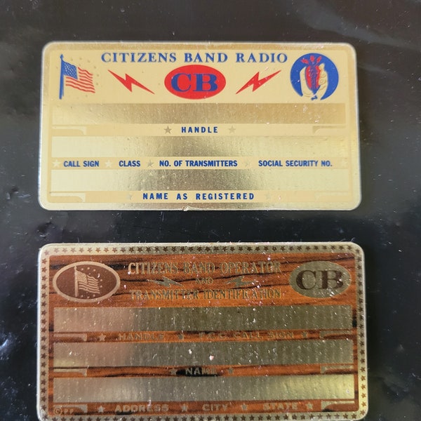 Ham Radio Id Card - Etsy
