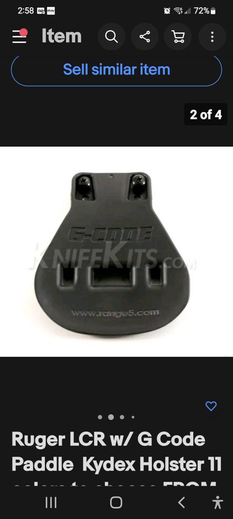 Taurus Spectrum W/ G Code Paddle Custom Kydex Holster Black - Etsy