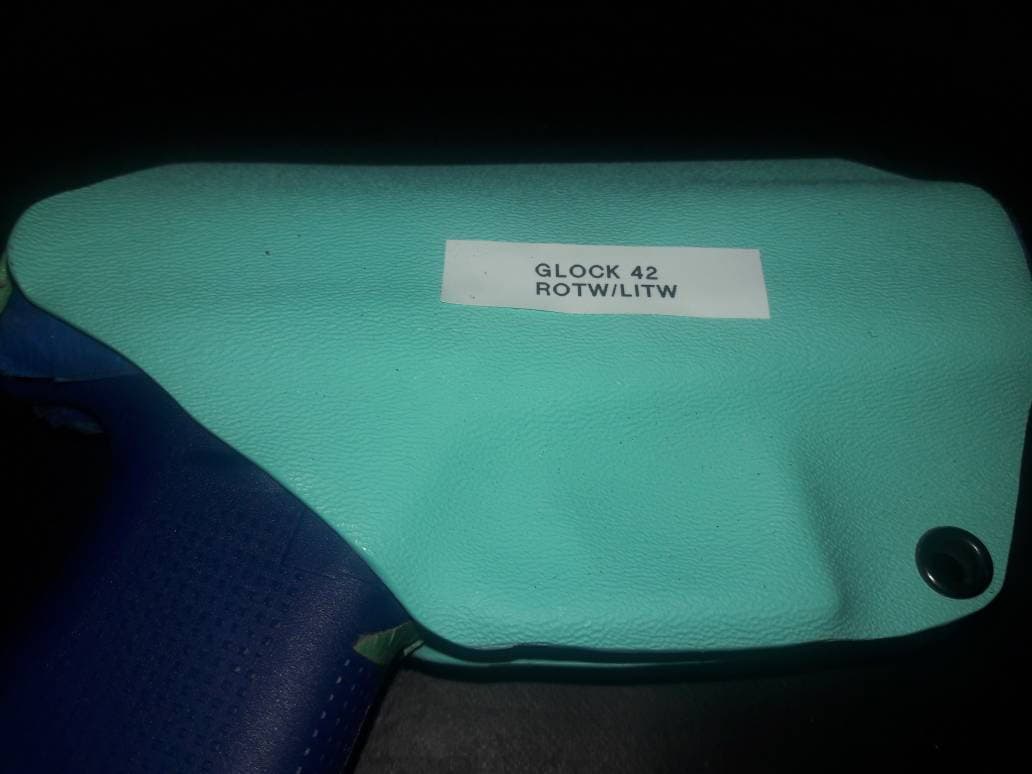 Glock 42 BRA CONCEALMENT Kydex Holster 12 colors to choose | Etsy