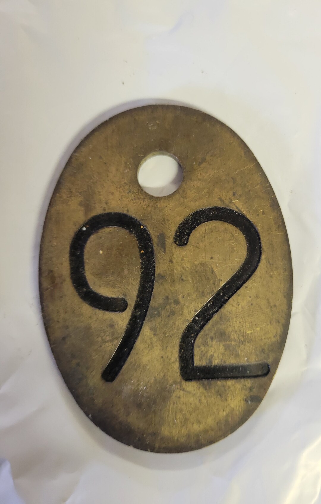 Vintage Solid Brass Double Sided Numbered Dairy Cow Cattle Tag - Etsy