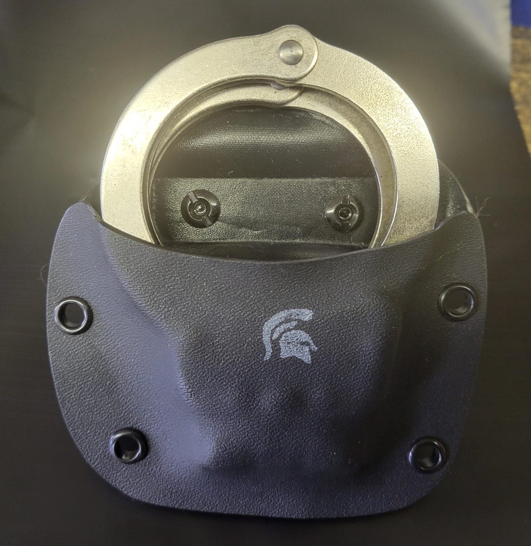 LE Quality Smith Wesson Model 100 Chain Style Handcuffs Kydex Holster W ...