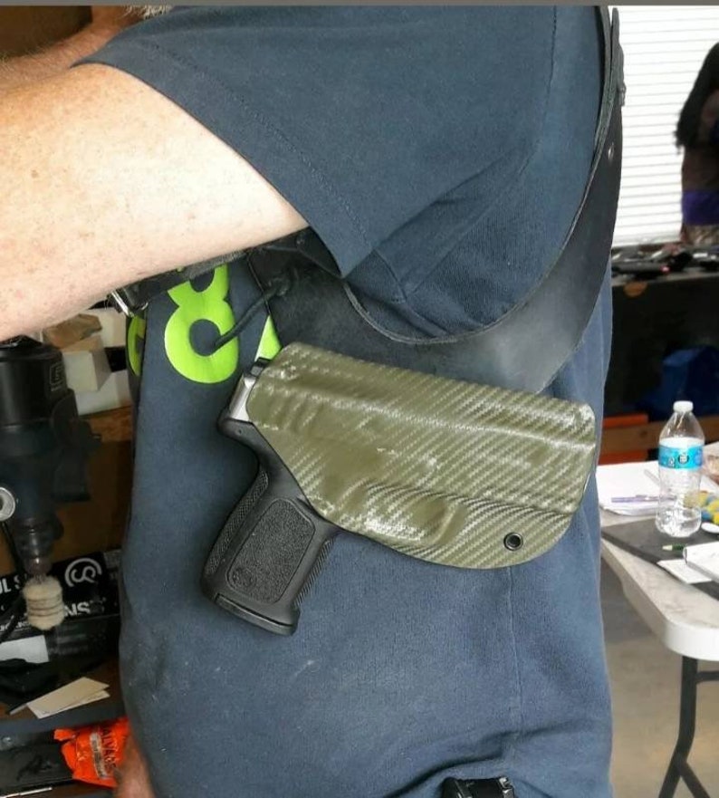 Taurus G3 Custom Kydex Holster and Leather Shoulder Harness Combo 11 ...