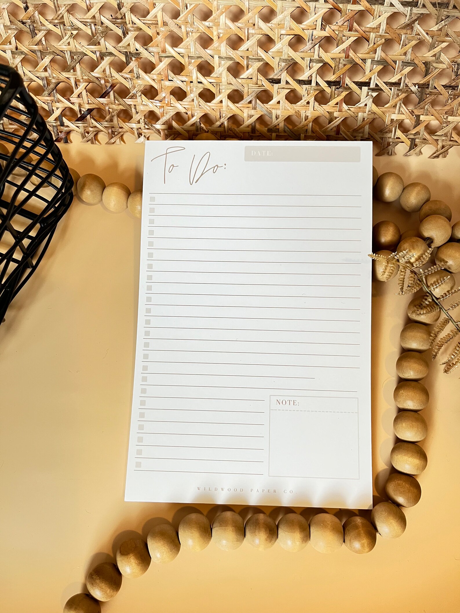 Minimalist to Do Notepad: Daily Planner With Date & Notes - Etsy