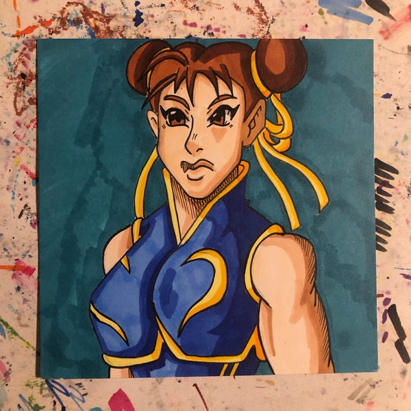 Chun Li Fan Art - Etsy