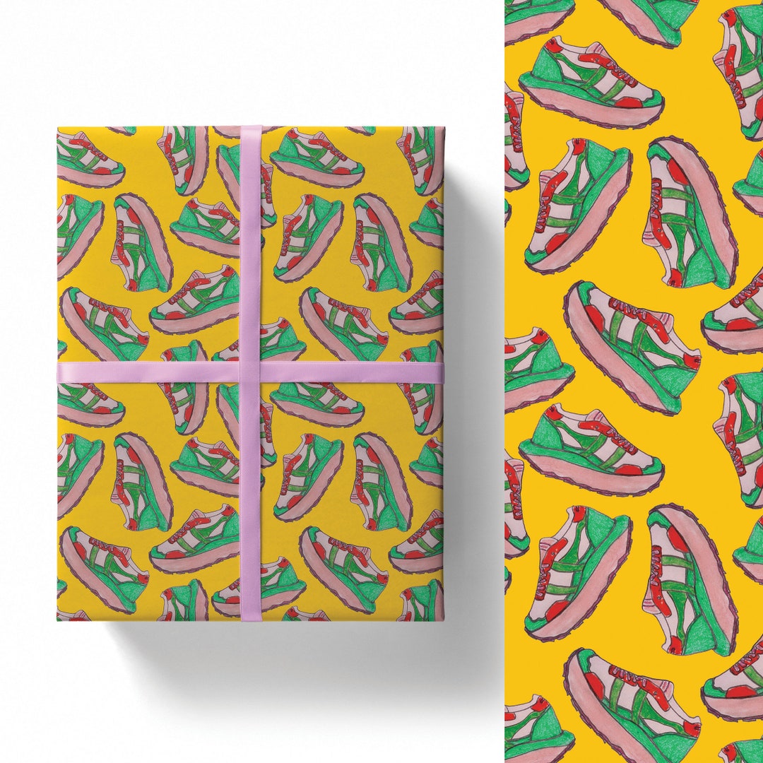 Trainers | Luxury Gift Wrap Sheet | Large Size B2 | Sneakers Running ...