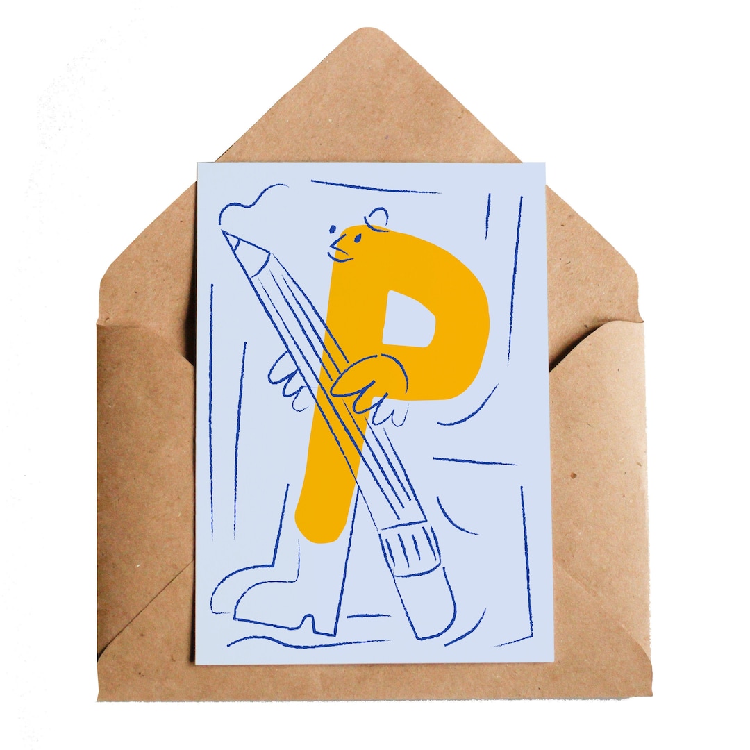 Letra P / Tarjetas del alfabeto / Nombres con monogramas de iniciales ...