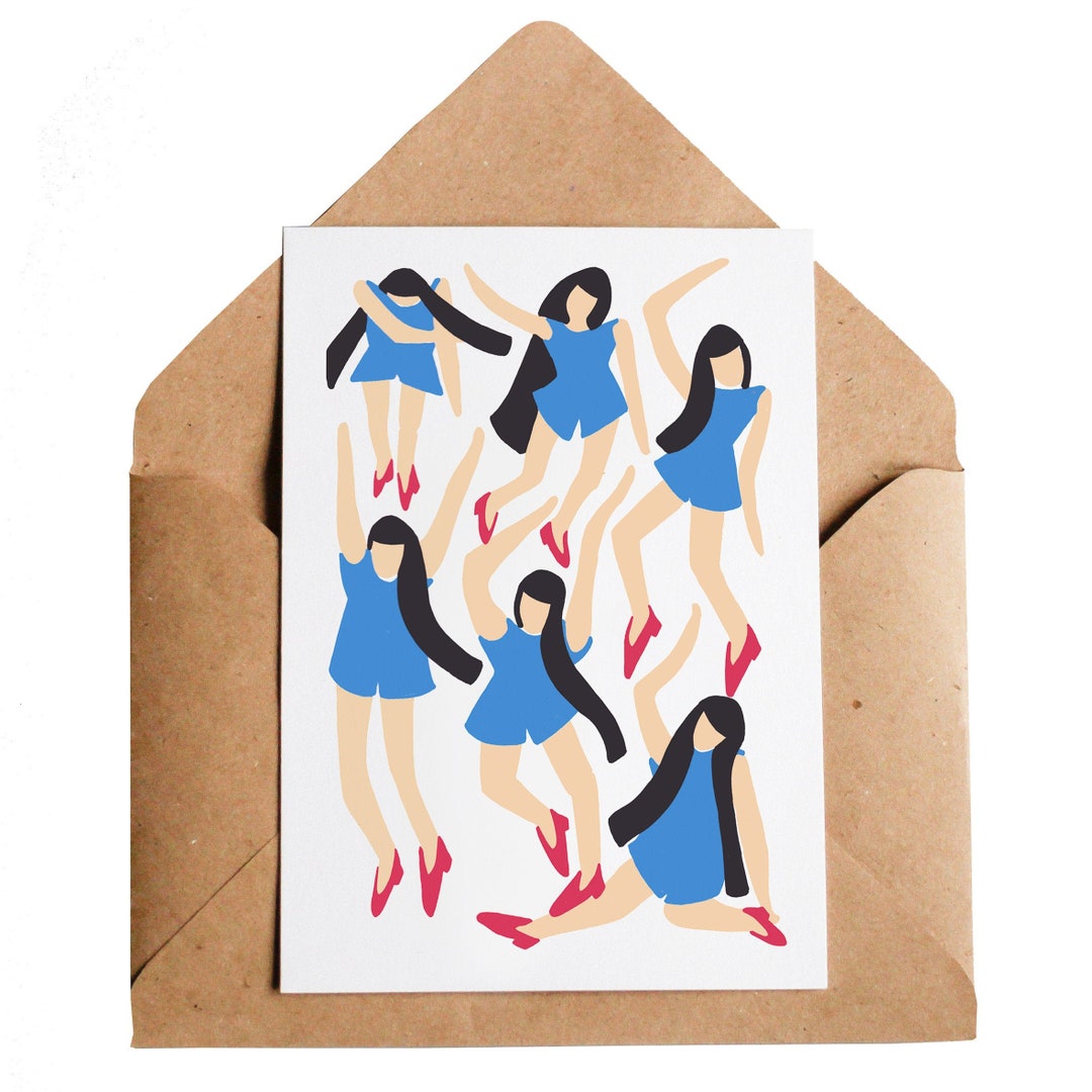 Dancing Girls Card, A6 | Celebrating Women | Girl Power | Girlfriends ...