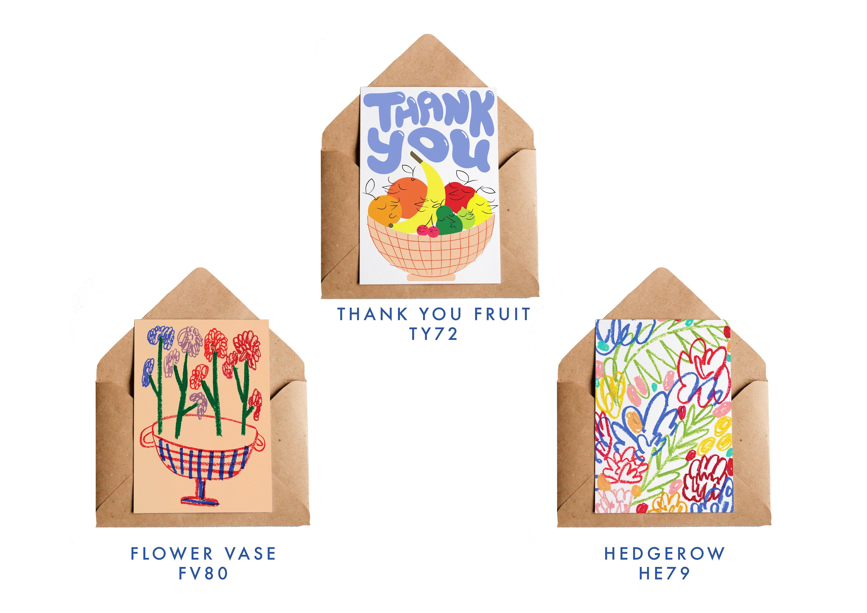 CARD BUNDLE | Any 18 Cards | Choose Your Own | Illustrated Greeting ...