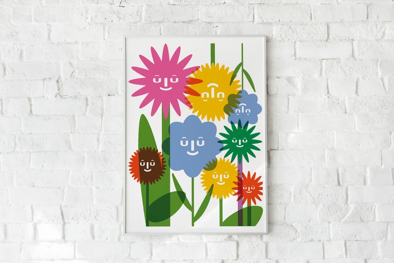 The Flowers Fine Art Print A4 / A3 Gardening Lover - Etsy