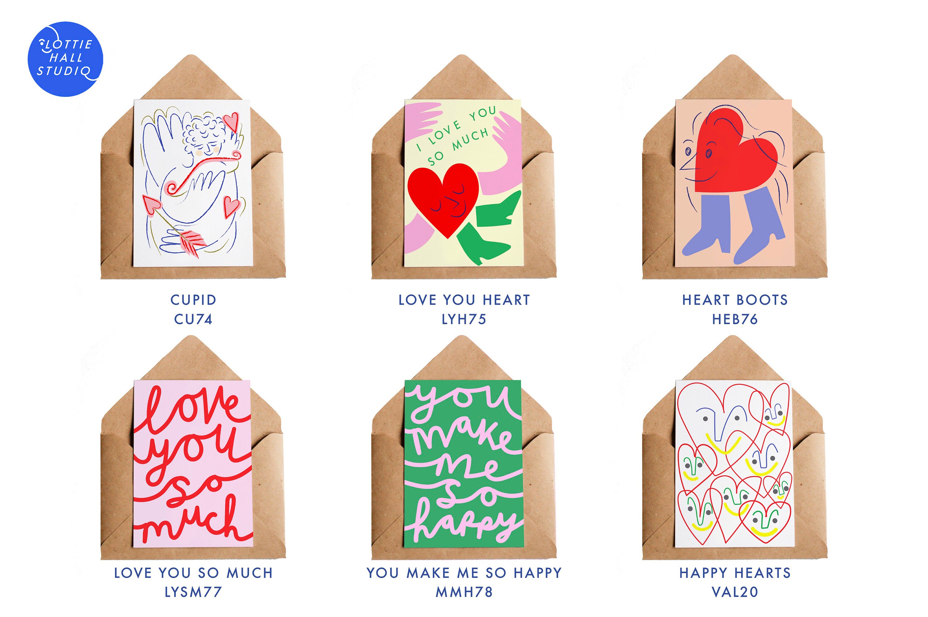 CARD BUNDLE | Any 6 Cards | Choose Your Own | Illustrated Greeting ...