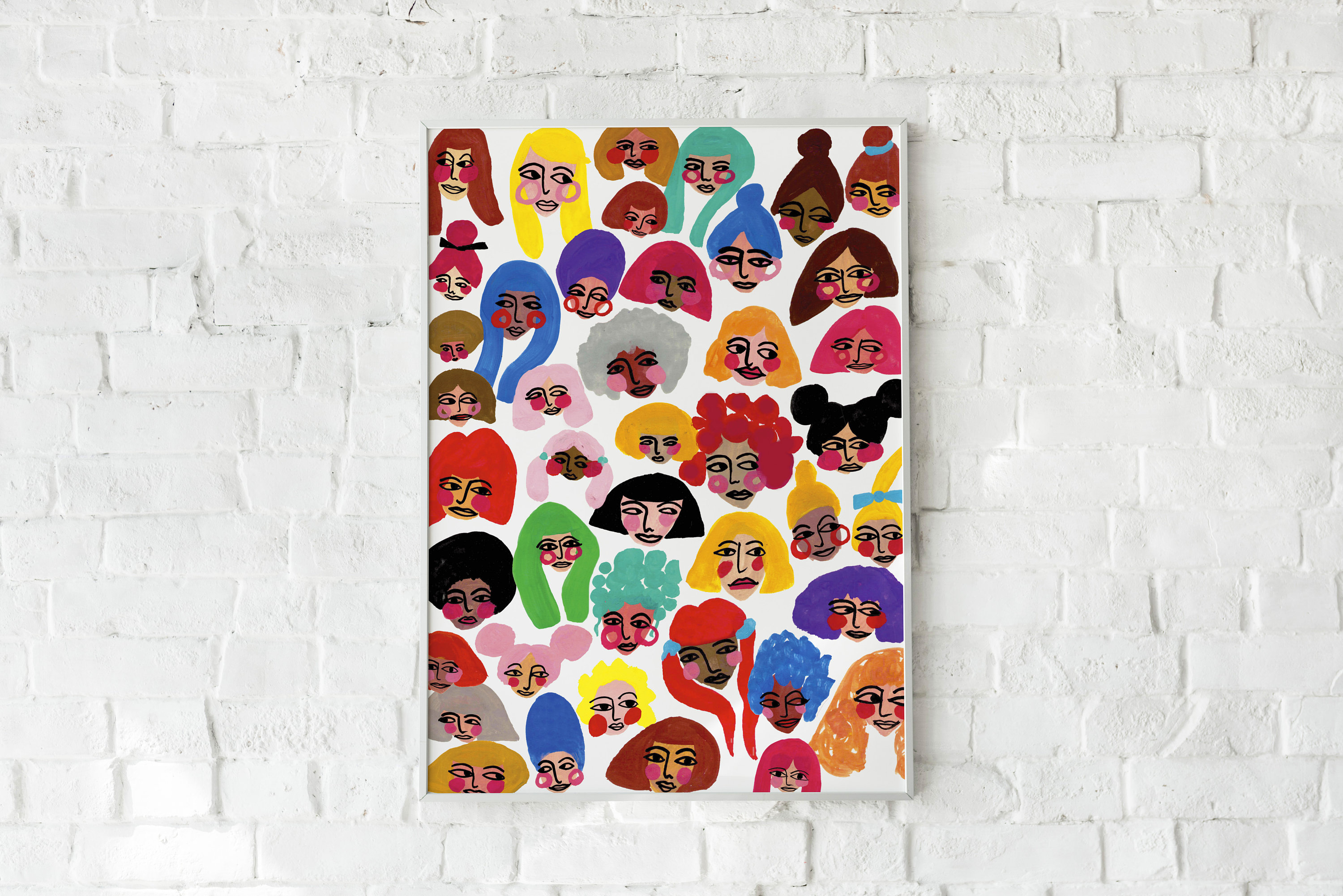 Girls Fine Art Print A4 / A3 | Etsy