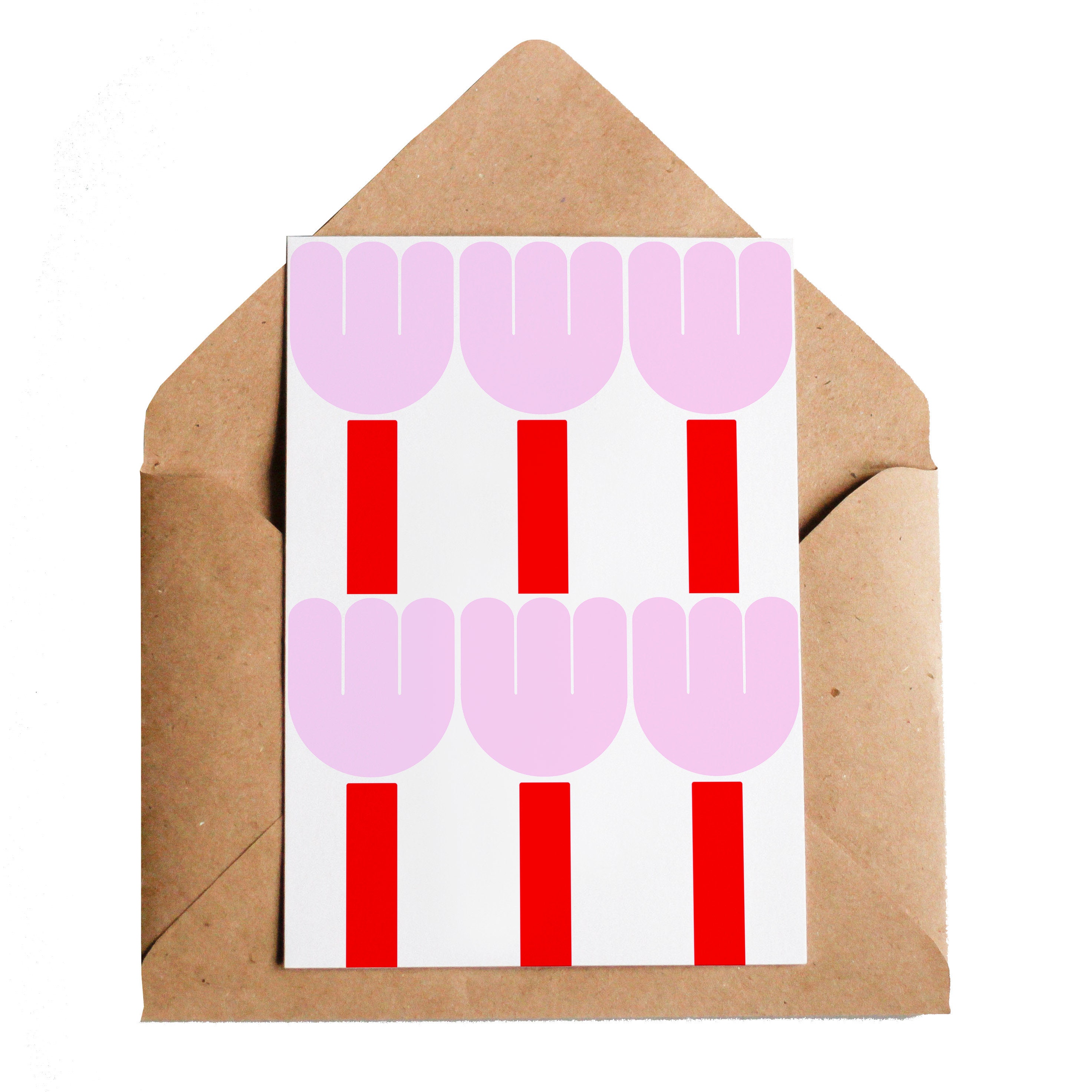Flower Card Bundle of 6 | Illustrated Greeting Cards Set | Tulips Daisy ...