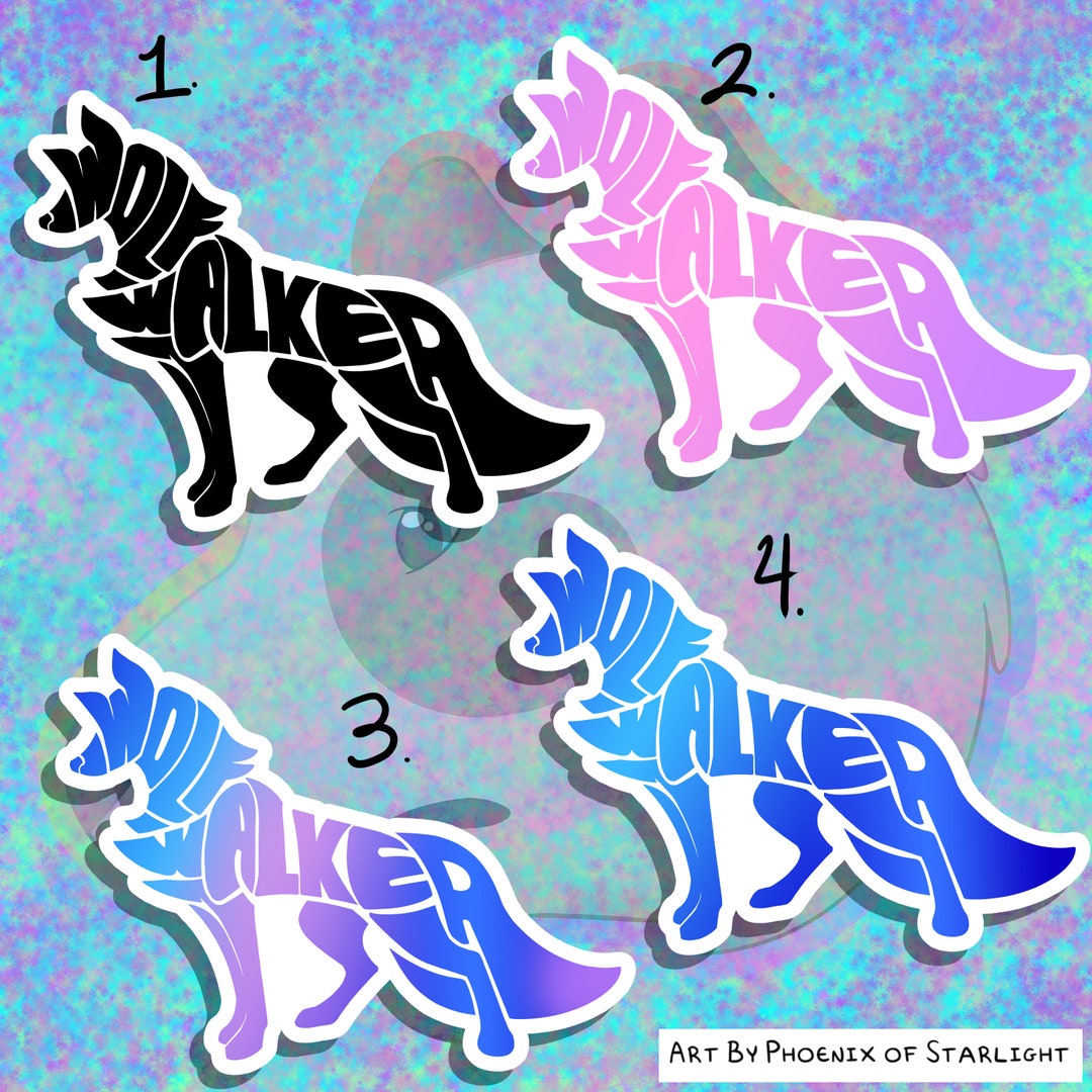 Wolfwalkers Holographic Stickers - Etsy