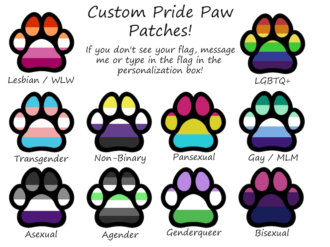 Pride Paw Patches - Etsy