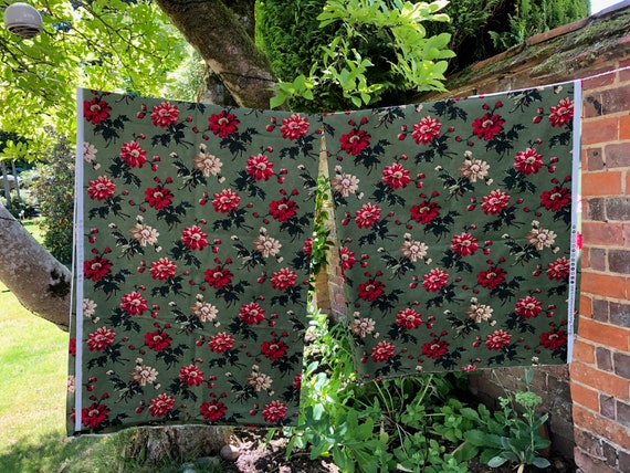 Aubrey Rose by Robyn Pandolph for SSI Two Floral Fabric | Etsy