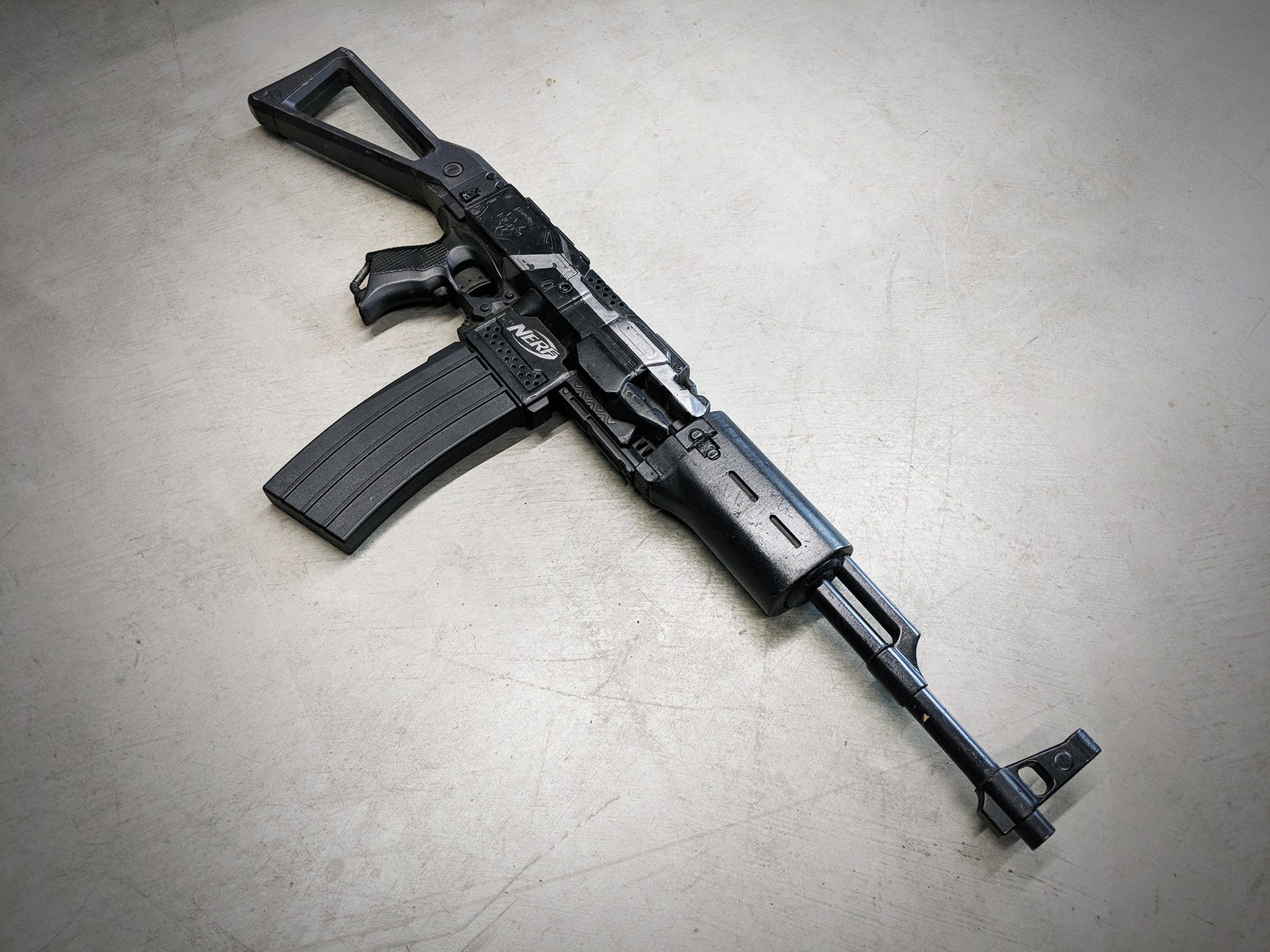 Modified Nerf AK-47 from PDK Films 54 | Etsy
