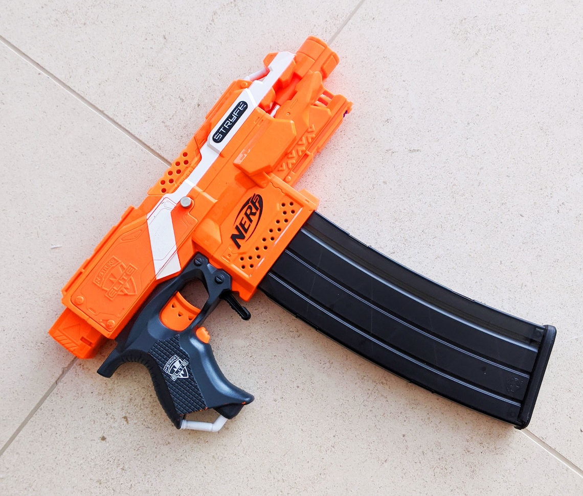 MODIFIED Full Auto Nerf Stryfe from PDK Films 22 | Etsy