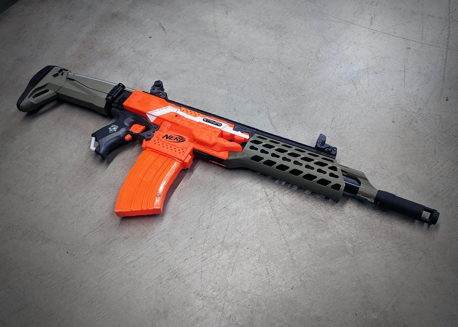 Custom Nerf SCAR Mod RARE PDK Films | Etsy