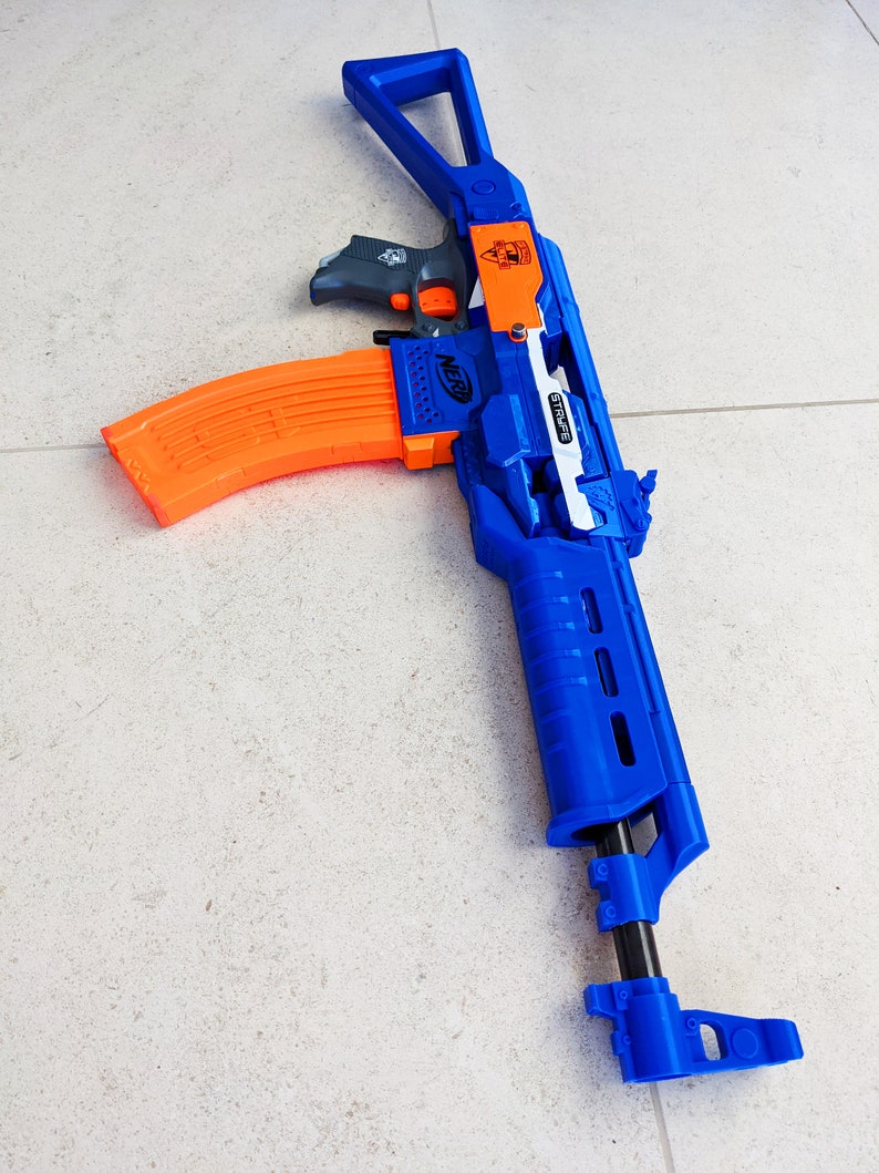 MODIFIED Full Auto Nerf AK-47 Stryfe from PDK Films 19 | Etsy