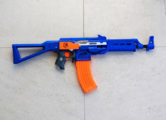 MODIFIED Full Auto Nerf AK-47 Stryfe from PDK Films 19 | Etsy
