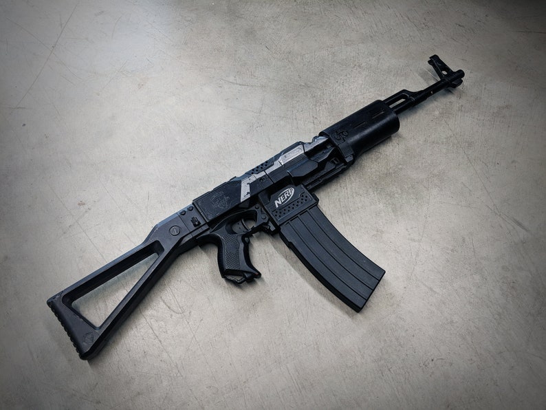 Modified Nerf AK-47 from PDK Films 54 | Etsy