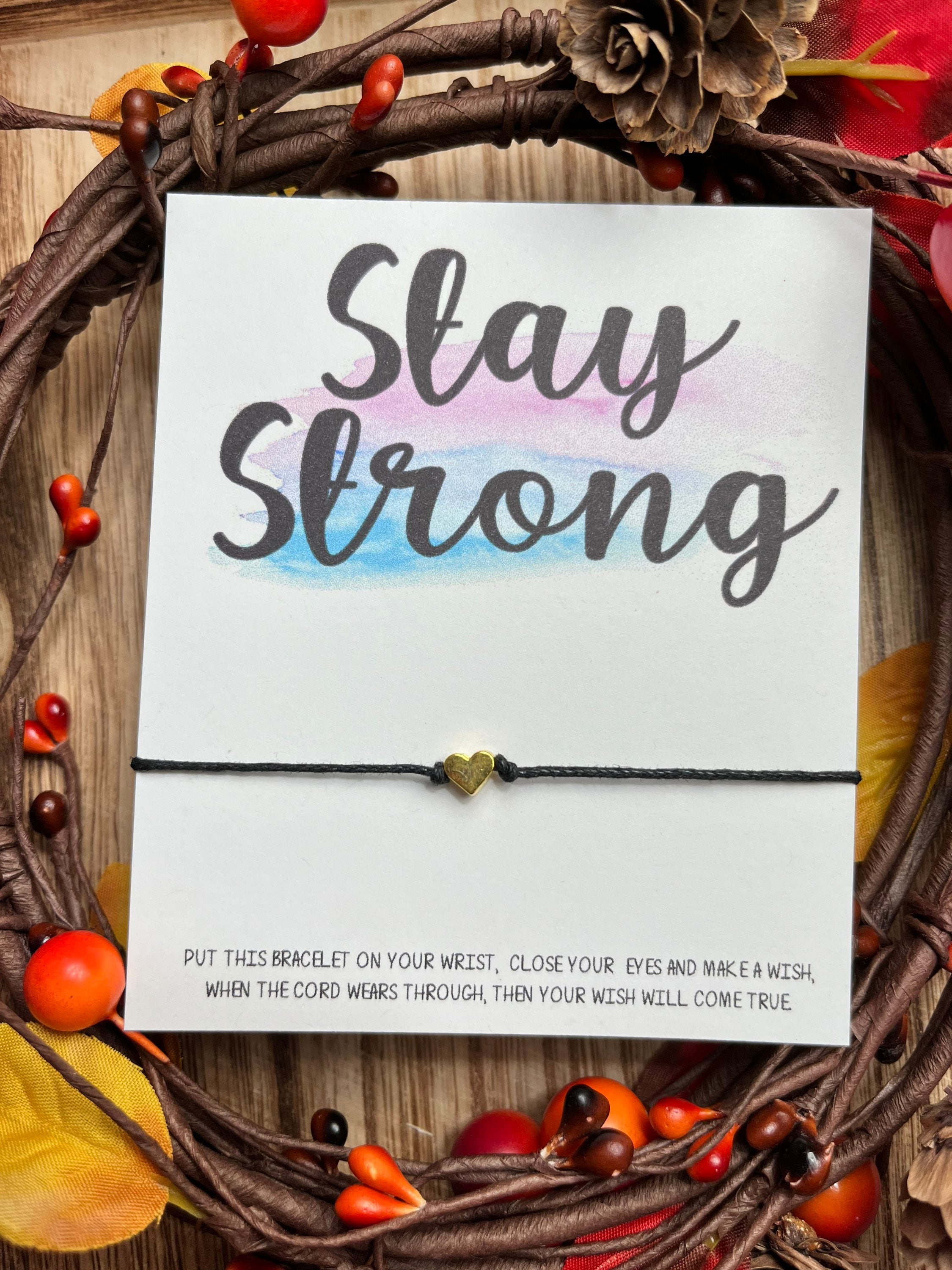 Stay Strong and Believe Friendship Card Keep Believing - Etsy