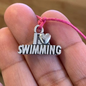 Swimmer Wish Bracelet Team Thank You Gift Swimmer Gift Swim Team Gifts ...