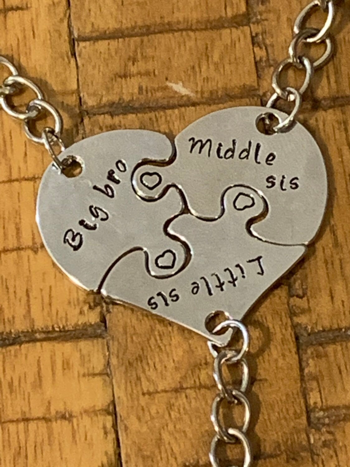 Personalize Forever 3 Piece Puzzle Necklace Set Three | Etsy