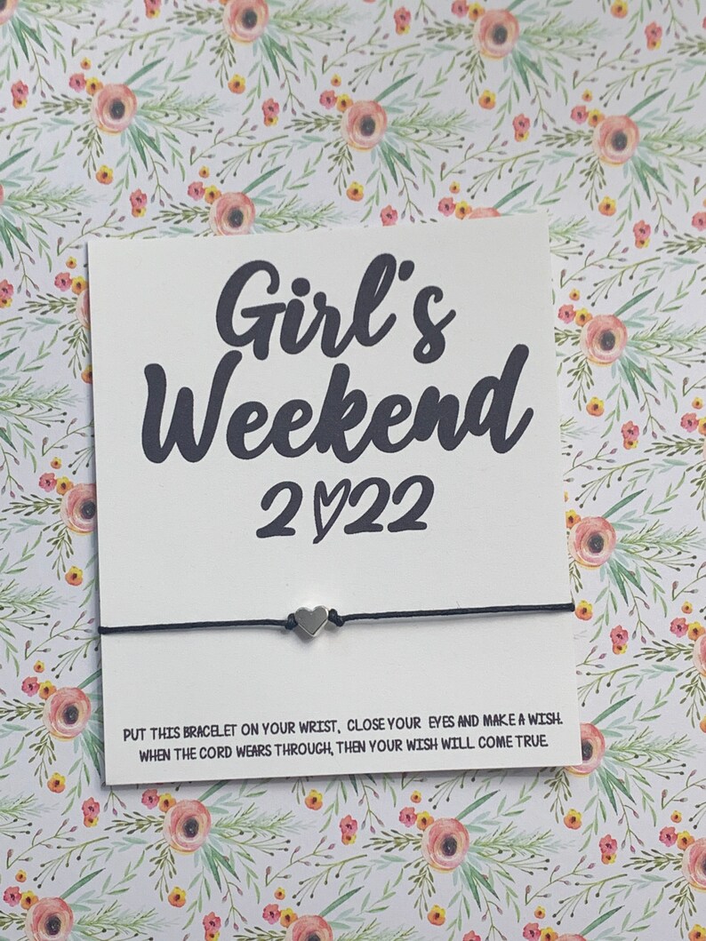 Fun Girls Getaway Gift Girls Trip Custom Girls Weekend Wish - Etsy