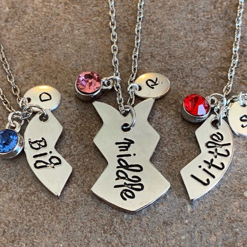 Sister Necklace Set - Etsy