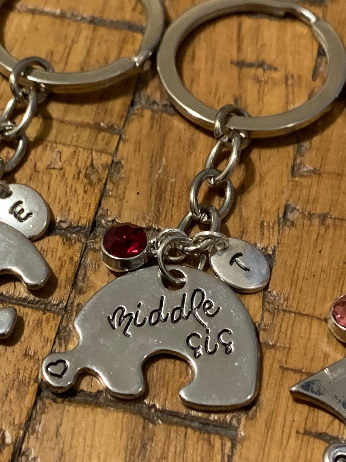 3 Sisters Keychain, Big Sis Mid Sis Lil Sis Keychain, Big Sister ...