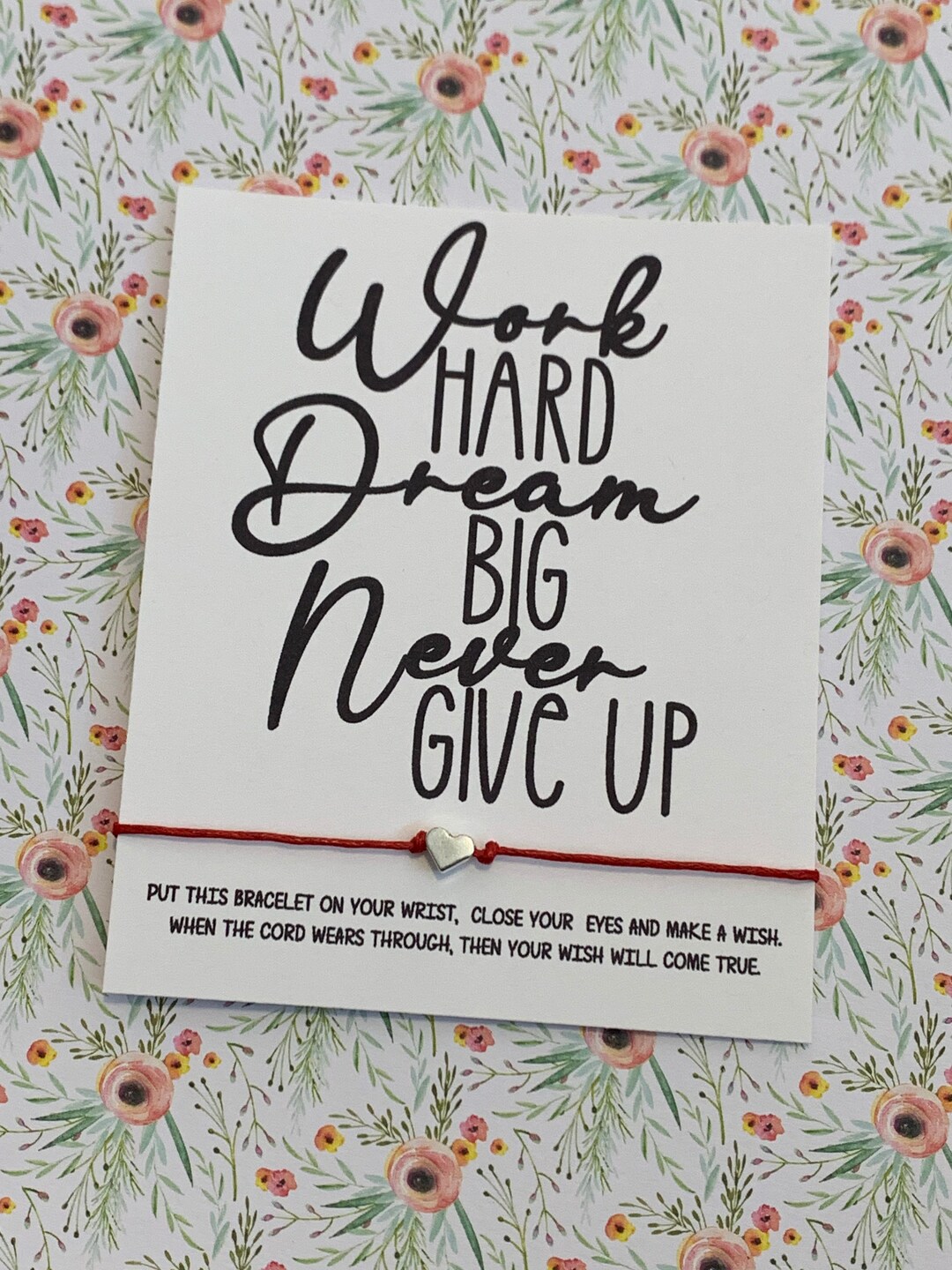 Work Hard Dream Big Never Give Up, Team Gifts, Employee Appreciation ...
