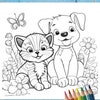 Cute Baby Animals Digital Download, Printable Coloring Book, 30 Pages ...