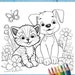Cute Baby Animals Digital Download, Printable Coloring Book, 30 Pages ...