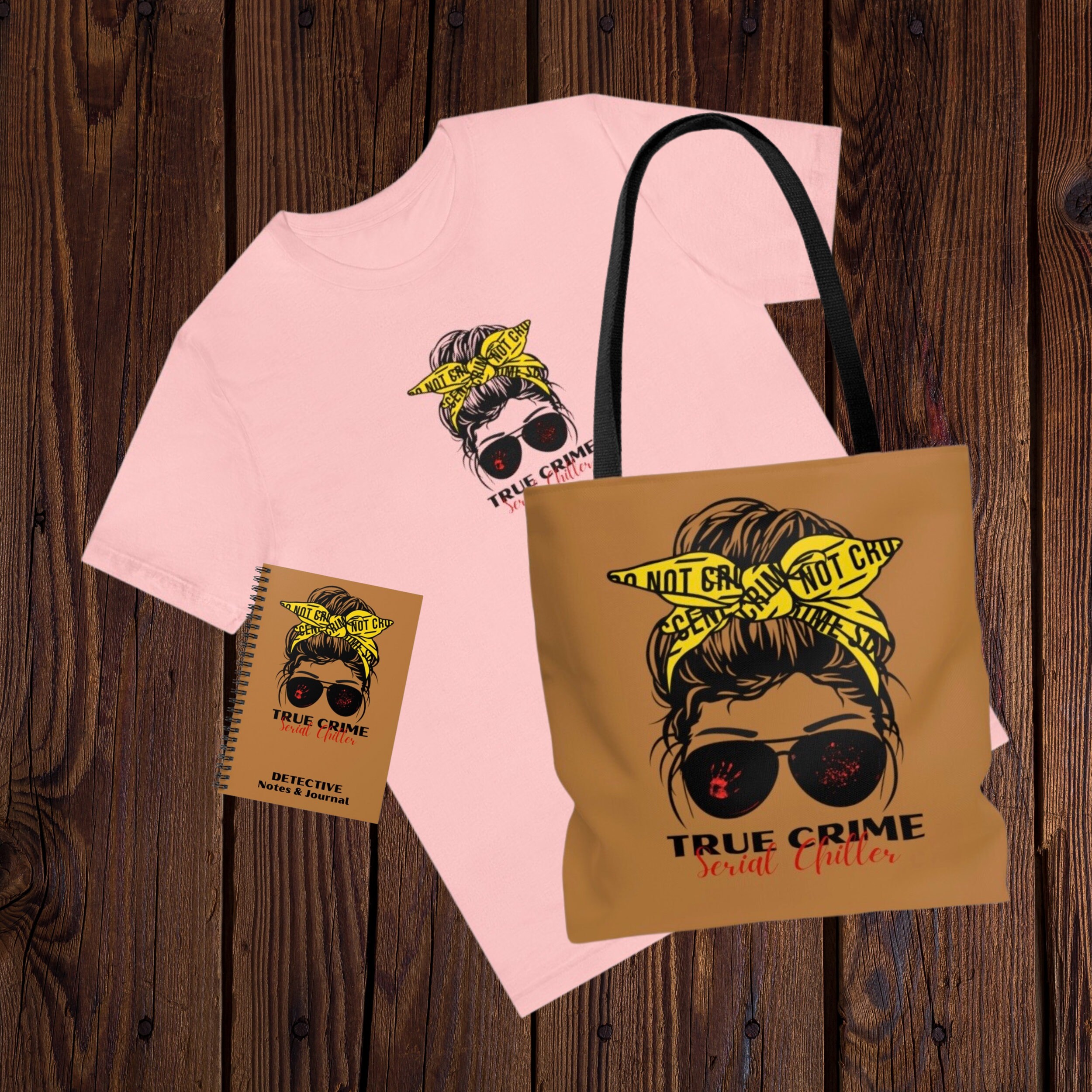 True Crime Serial Chiller Spiral Notebook Ruled Line Journal Gift for ...