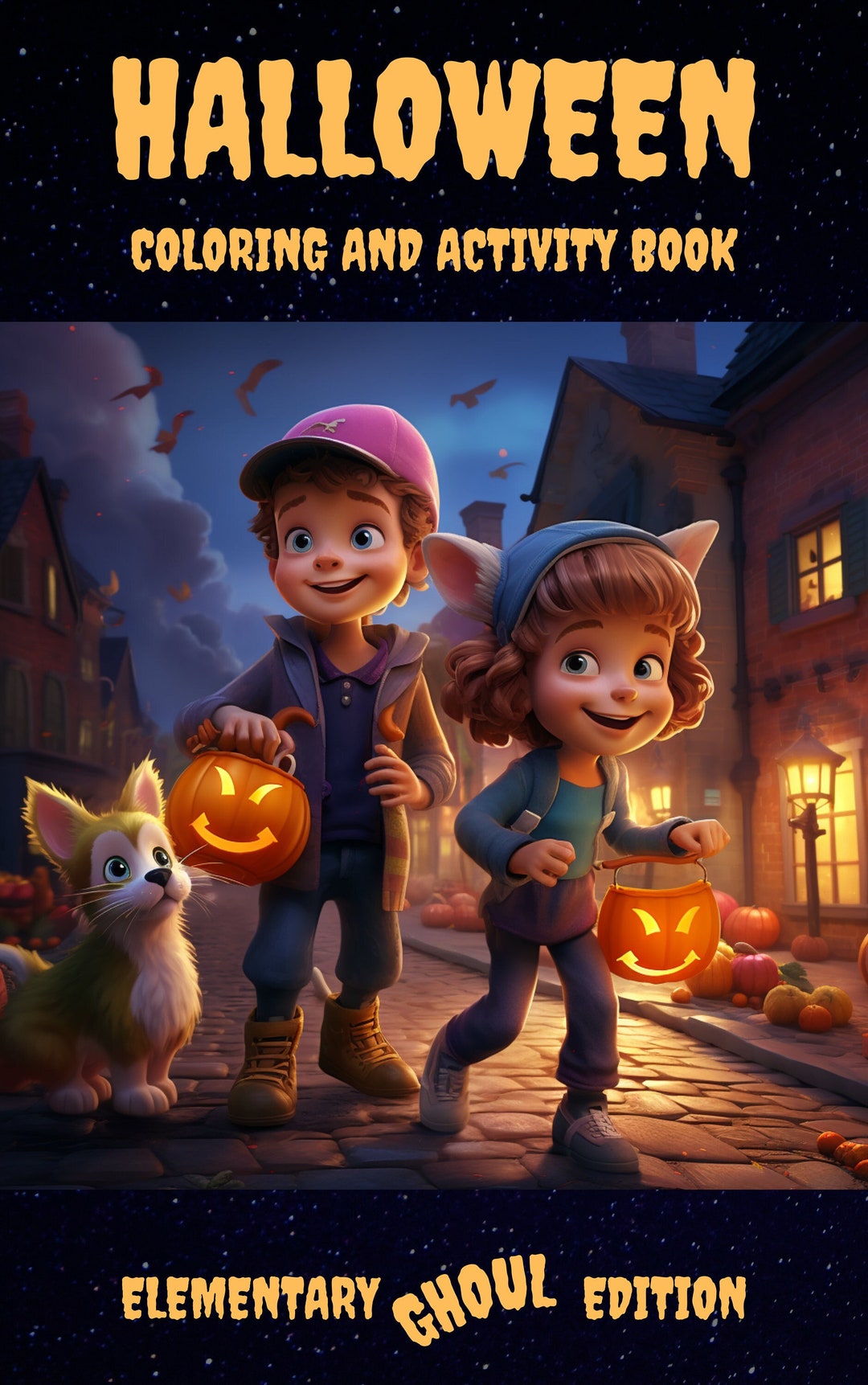 Halloween Coloring and Activity Book: Elementary Ghoul Edition ...