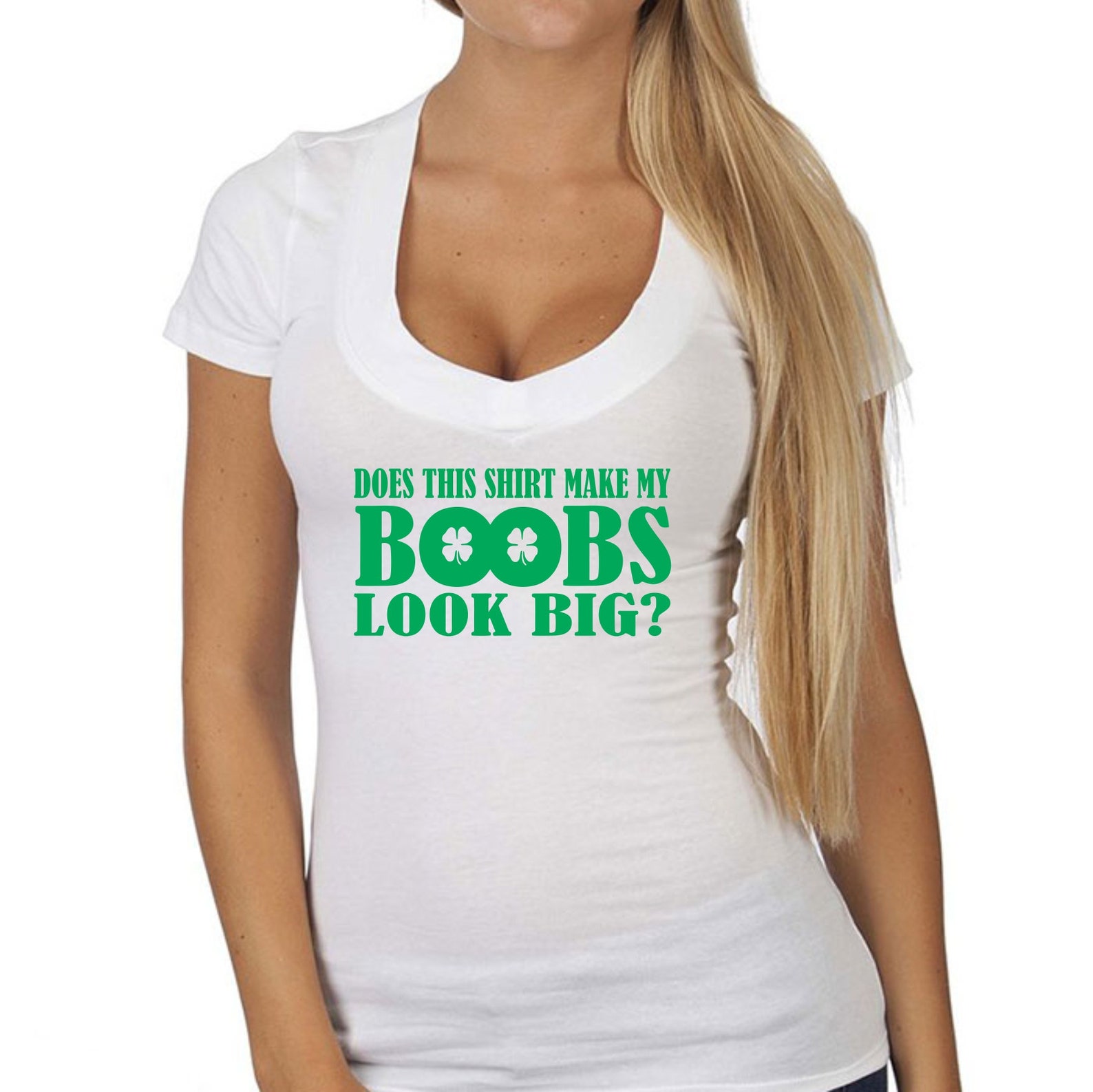 Does This Shirt Make My Boobs Look Big T Shirt V Neck Sexy Etsy