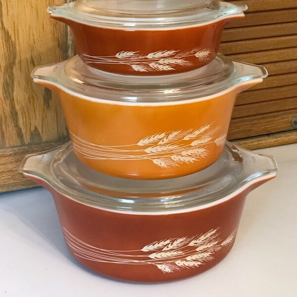 Pyrex Autumn Harvest - Etsy