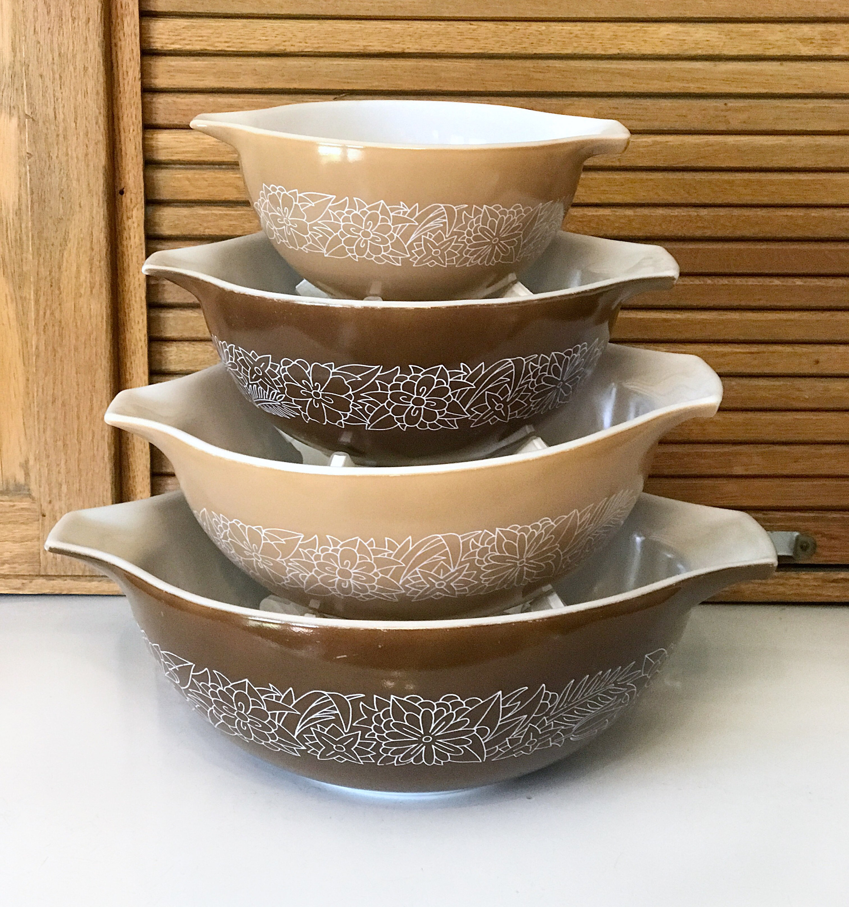 Dining & Serving Woodlands Floral Pyrex Pyrex Woodland 441 Cinderella ...