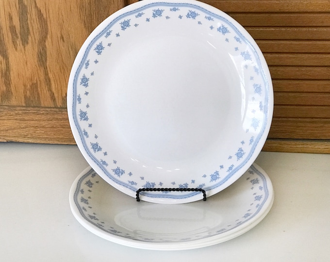 Corelle Morning Blue Dinner Plates - Set of 4 - Corelle Dinnerware - Etsy