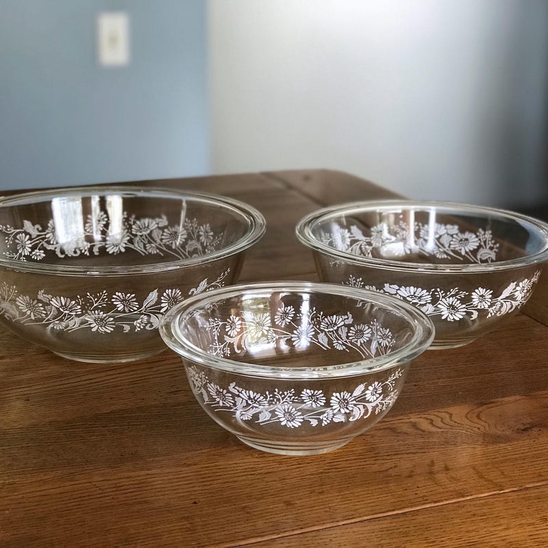 Pyrex Bowls - Etsy