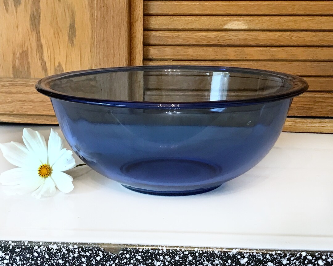 Pyrex 325 Cobalt Blue Mixing Bowl - 2 1/2 Qt - 2.5 L - Etsy