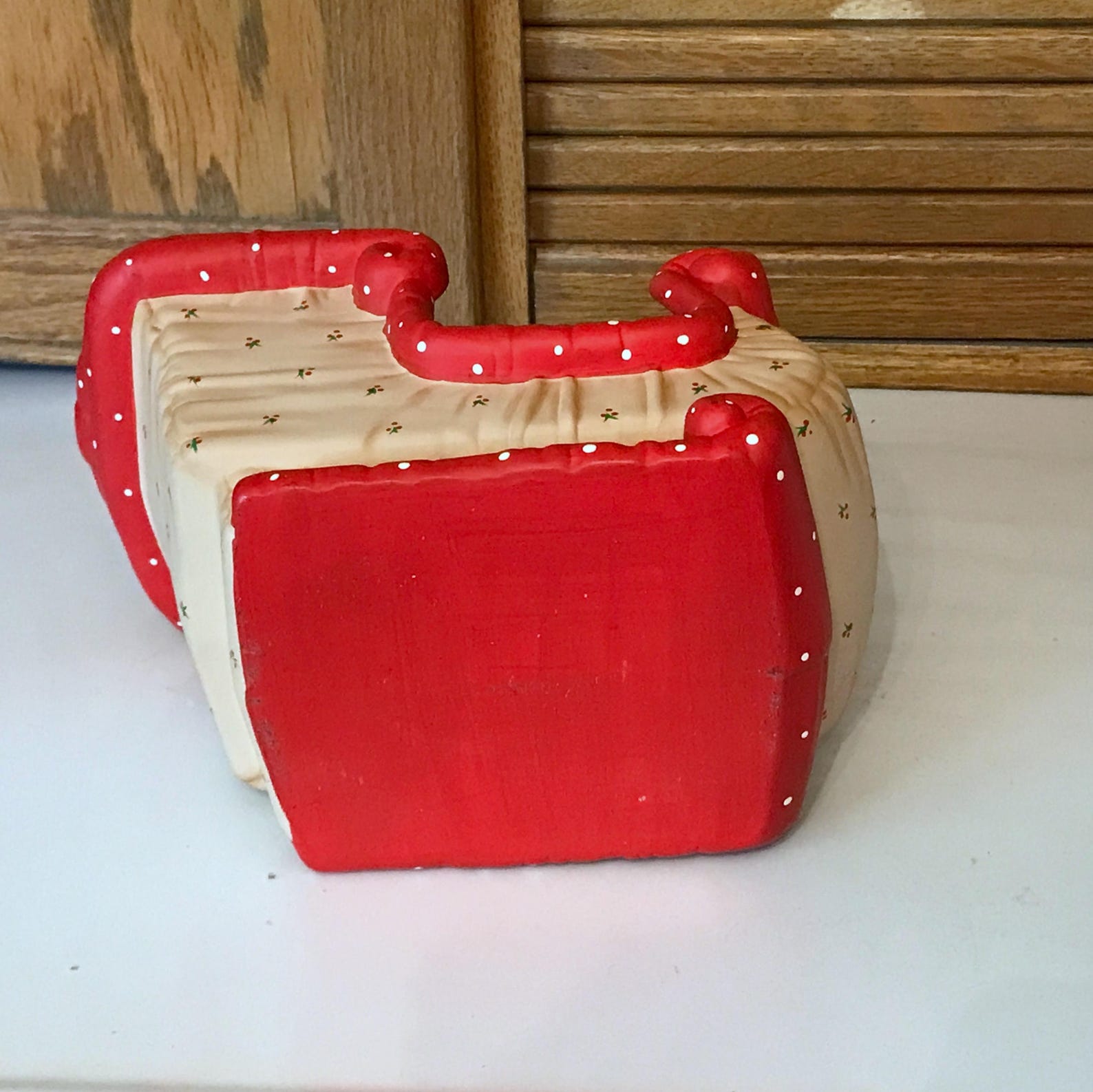 Vintage Kimple Ceramic Santa Sleigh With Mini Christmas Tree - Etsy