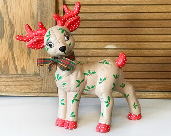 Vintage Kimple Reindeer - Large - Ceramic Softee Reindeer - Vintage ...