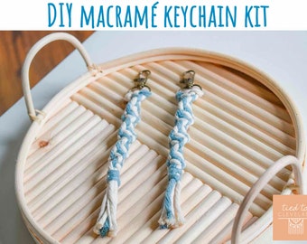 Macrame Keychain Kit - Etsy