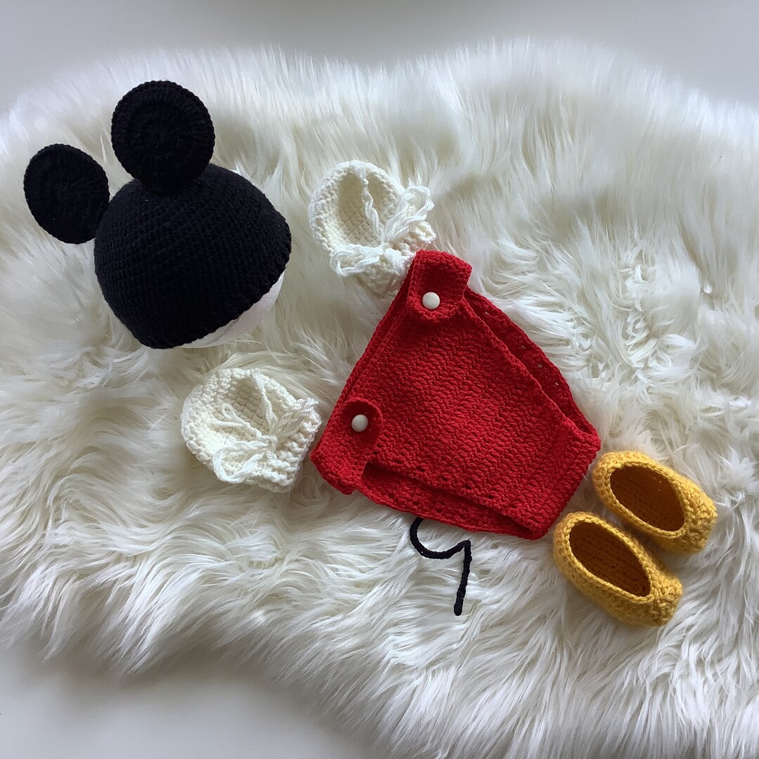 Newborn Baby Mickey Mouse Outfit,mickey Mouse Outfit for Baby, Newborn ...