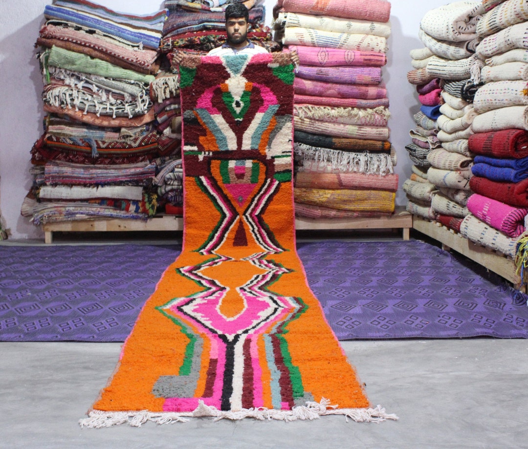 5a09_vintage Moroccan Carpet _ Runner Rugs , Moroccan Runner Rugs , Morocco Runner , Moroccan ...