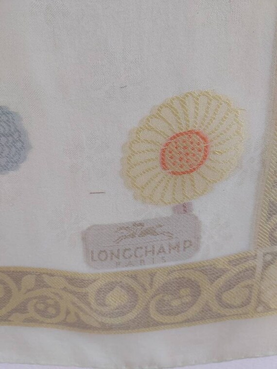 Vintage 90s Longchamp Paris butterflies floral print … - Gem