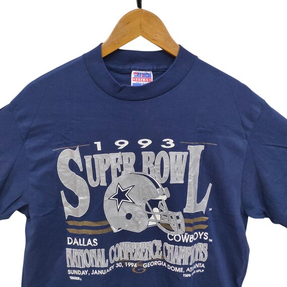 90s Dallas Cowboys , 1993 NFLP , Vintage Trench Ultra… - Gem