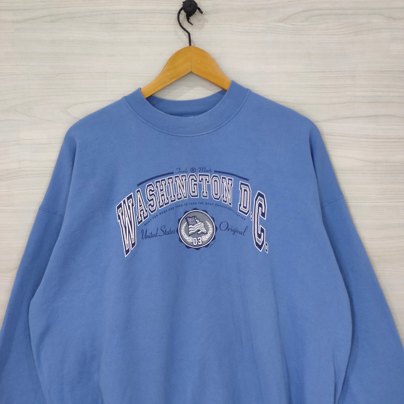 Y2K Washington DC Crewneck Sweatshirt Vintage United States Original ...